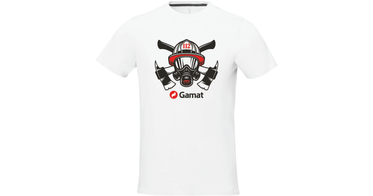 Gamat Kratka majica Gamat VATROGASAC - bijela